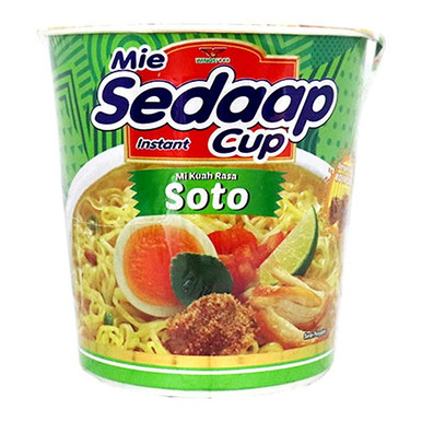 Sedaap Instant Noodle Cup Mi Rasa Soto, 81 Gram - Javanese Taste