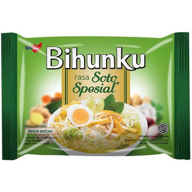Bihunku Instant Noodle Soto Flavor, 55gram - Javanese Taste
