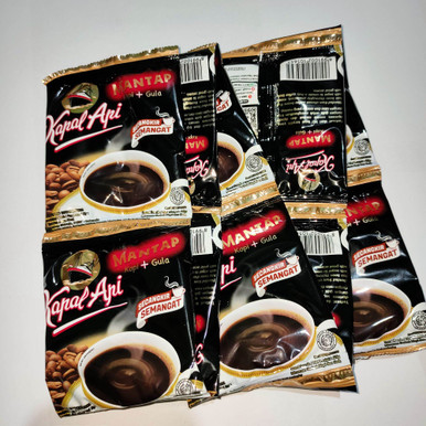 Kapal Api Rasa Mantap Coffee Plus Sugar, 24 Gram (10 sachets ...