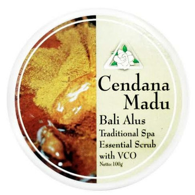 BALI ALUS Lulur Cream Scrub Cendana Madu - Sandalwood Honey Cream Scrub ...