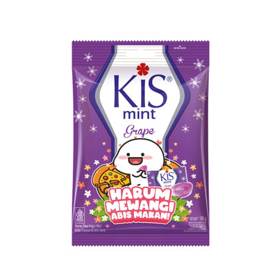 Kis Candy Grape Mint - Mint Candy Grape Mint Flavor, 100 gr