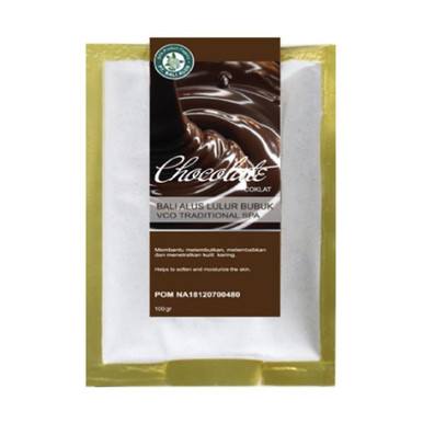 Bali Alus Lulur Bubuk Chocolate (Chocolate Powder Scrub), 100gr