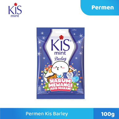 Kis Permen Mint Rasa Barley Mint - Barley Mint Flavored Mint Candy, 100g
