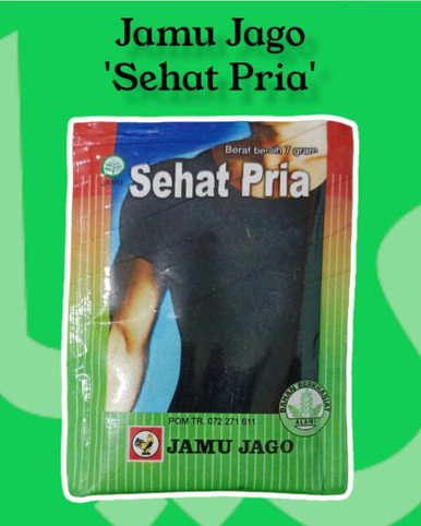 Jamu Jago Sehat Pria Jamu Serbuk, 70gr (10 sachet @7gr)