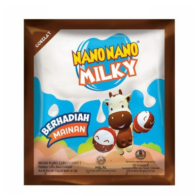 Nano Nano Permen Milky Rasa Chocolate - Chocolate Flavored Milky Candy ...
