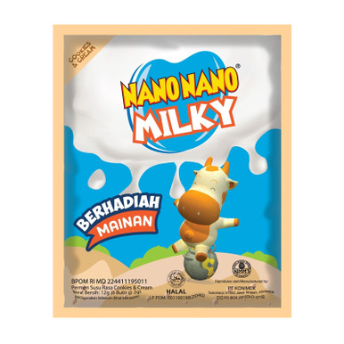 Nano Nano - Permen Milky Rasa Cookies & Cream - Cookies & Cream ...