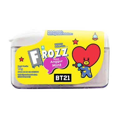Frozz Permen Rasa Anggur Mint - Mintz Grape Flavored Candy, 15gr (2 pcs)