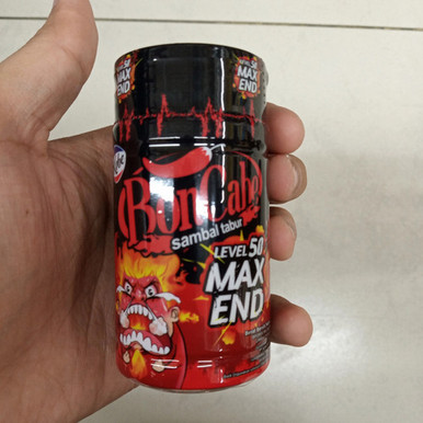 Kobe BonCabe Sambal Tabur Botol Level 50 Max End (Sprinkle Chili Flakes ...