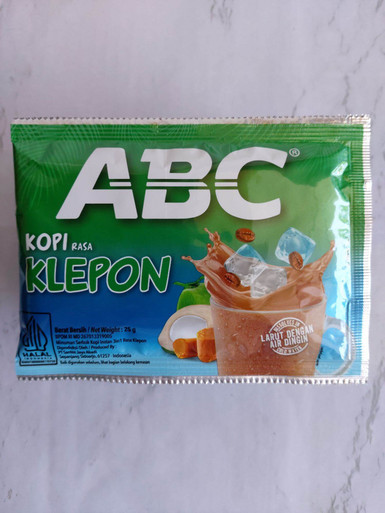 ABC Kopi Rasa Klepon (Instant Coffee Klepon Flavor), 10 sachet)