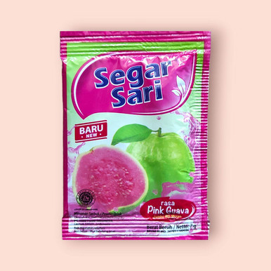 Segar Sari Rasa Jambu (Segar Sari Guava Flavored), 70gr (10ct@7gr)