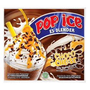 Pop Ice Milk Shake Powder - Choco Cheese Flavor, @25 grams (10 sachets)
