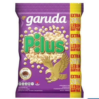 Garuda Pilus Rasa Rendang - Garuda Pilus Rendang Flavor, 80gr