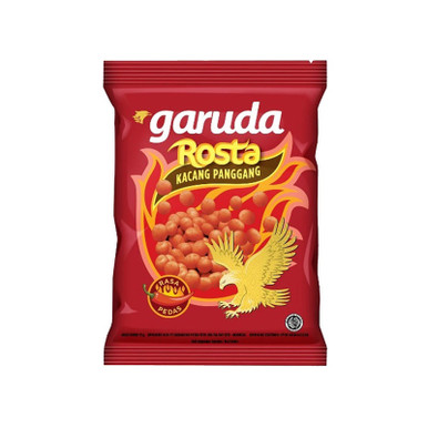 Garuda Rosta Kacang Panggang Rasa Pedas - Rosta Spicy Roasted Beans, 70gr