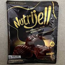 Nutrijell Serbuk Jeli Instant Rasa Dark Choco - Instant Jelly Powder ...