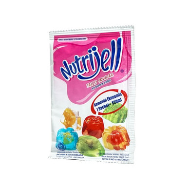 Nutrijell Serbuk Jeli Instan Rasa Strawberry - Strawberry Flavor ...
