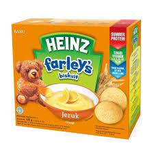 Heinz Farley's Biscuit Jeruk (Orange), 120gr