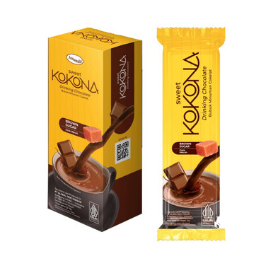 Kokona Chocolate with Brown Sugar Instant Drink, 132gr (@33gr x 4 sct ...