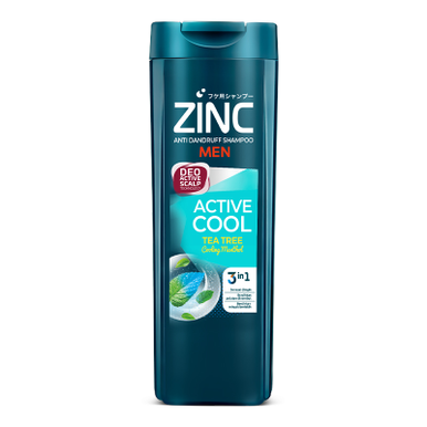 Zinc Men Shampoo Anti Dandruff Active Cool, 170ml