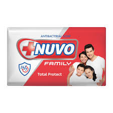 Nuvo Family Total Protect Antibacterial Bar Soap, 100gr (Pack of 4)