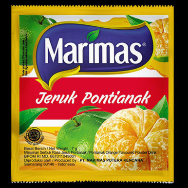 Marimas Instant Drink Rasa Jeruk Pontianak (Pontianak Orange Flavor ...