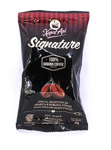 Kapal Api Signature Ground Coffee, 60 Gram - Javanese Taste