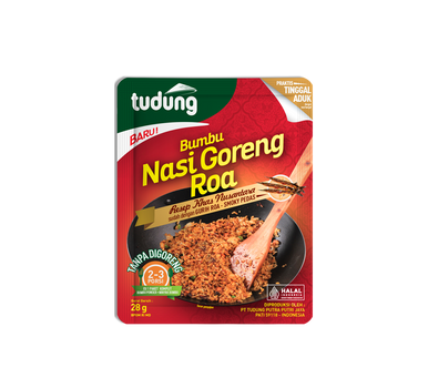 Tudung Bumbu Nasi Goreng Roa Instant (Roa Fried Rice Seasoning), 28gr