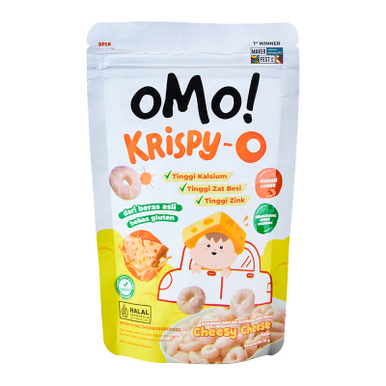Omo Krispy-O Cheese Kids Snack, 15gr
