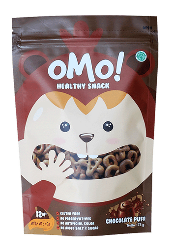 Omo Puff Chocolate, 75 grams