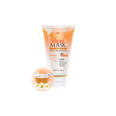 Viva White Clean & Mask Refreshner For Dry Fine Wringkle Skin, 50gr