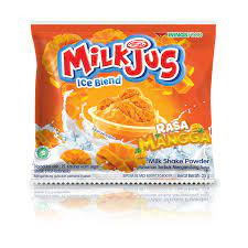 Milkjus Ice Blend Instant Milk Powder Drink Mango Flavor, @25gr (Pack ...
