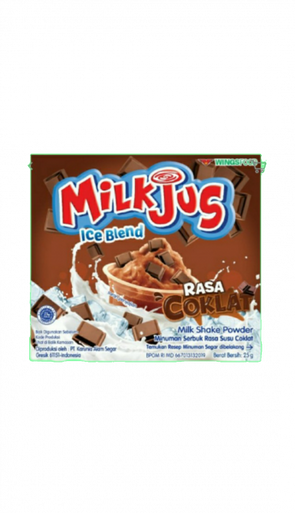 Milkjus Ice Blend Instant Powdered Drink Chocolate Milk, @25gr (Pack of 10)