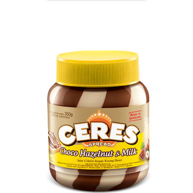 Ceres Spread Choco Hazelnut & Milk, 350gr
