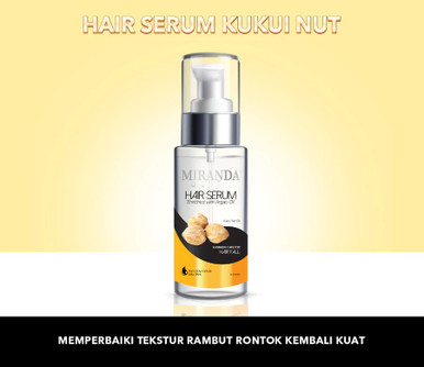Miranda Hair Serum (Serum Rambut) Kukui Nut, 100ml