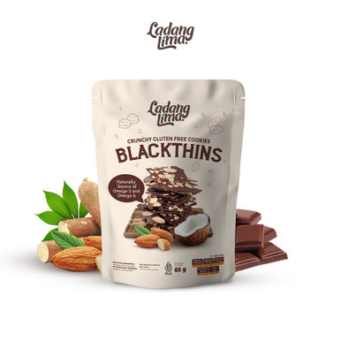 Ladang Lima Crunchy Gluten Free Cookies Blackthins, 65gr