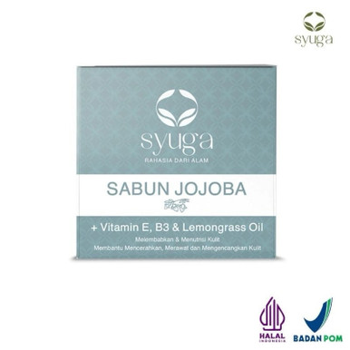 Syuga Sabun Mandi Batang Jojoba (Jojoba Bar Soap), 100gr