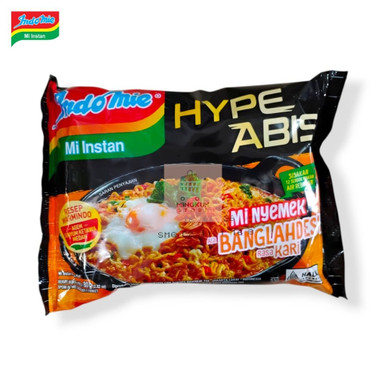 Indomie Mi Instan Nyemek Ala Bangladesh Rasa Kari, 80gr