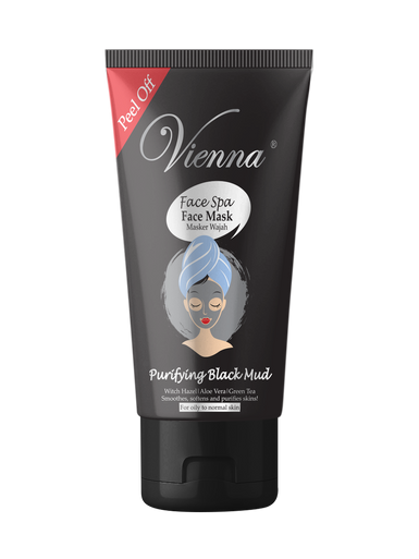 Vienna Face Spa Peel-Off Mask Purifying Black Mud, 50ml