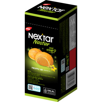 Nextar Nastar Cookies with Pineapple Jam, 90gr (@11,25gr x 8 sachets)