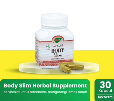Jamu Iboe Bottle Body Slim Herbal Supplement Capsules