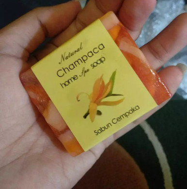 Bali Ayu Nature Natural Soap Texture / Aromatherapy Soap (Champaka), 50g