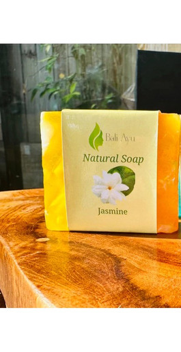 Bali Ayu Nature Natural Soap Texture / Aromatherapy Soap (Jasmine), 50g