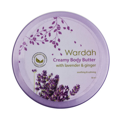 Wardah Creamy Body Butter Lavender and Ginger, 50ml