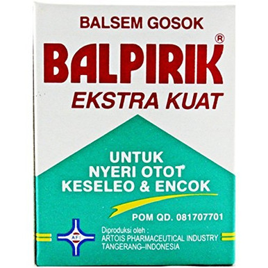 Balpirik Ekstra Kuat Hijau (Green Balm), 20 Gram - Javanese Taste