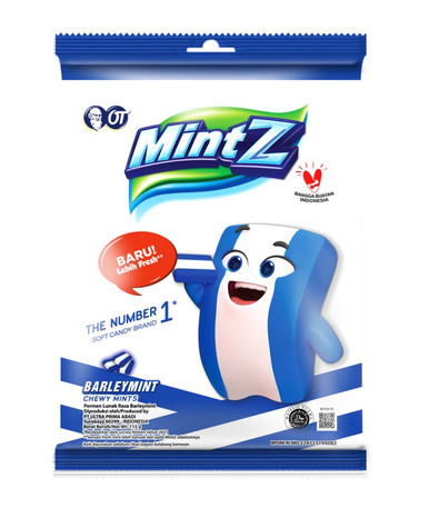 Mintz Chewy Candy Barleymint, 99 Gram - Javanese Taste