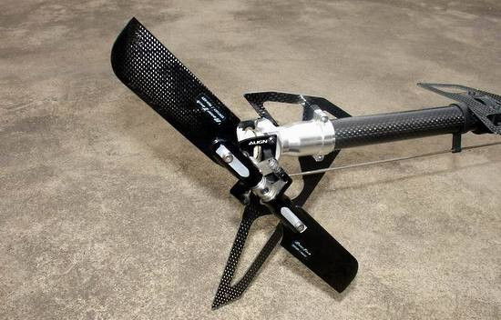 57mm RotorTech Carbon Fiber Tail Blades RC Heli