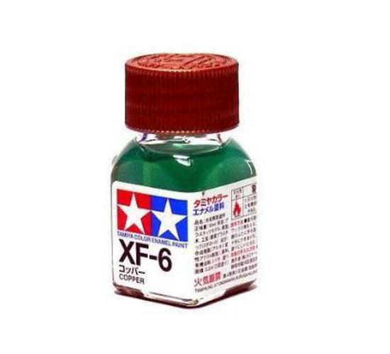 XF-6 Tamiya 10ml Enamel Paint: Flat Copper