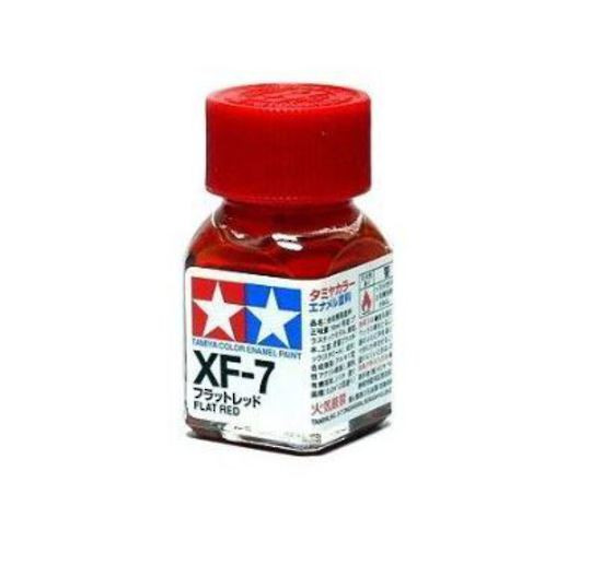 XF-7 Tamiya 10ml Enamel Paint: Flat Red