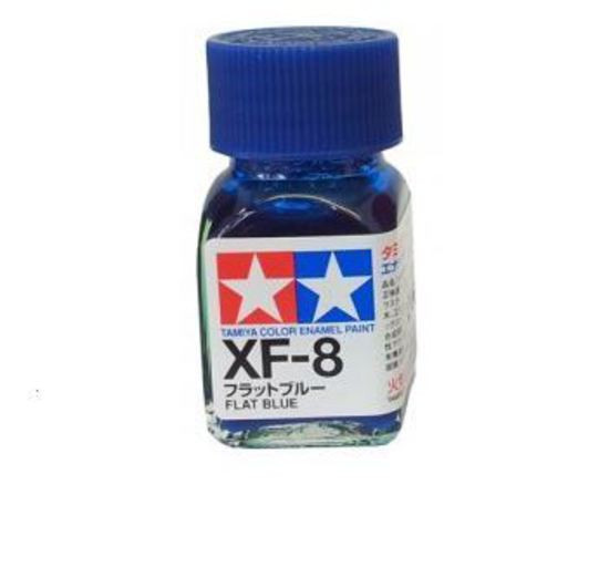 XF-8 Tamiya 10ml Enamel Paint: Flat Blue