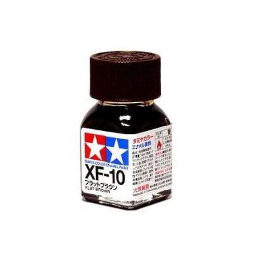 XF-10 Tamiya 10ml Enamel Paint: Flat Brown