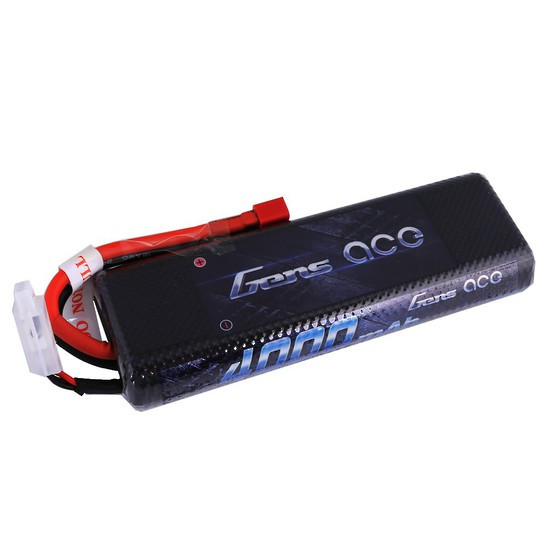 Gens-Ace 2S 7.4V 4000mAh 25C Classic RC Car LiPo Battery ROAR